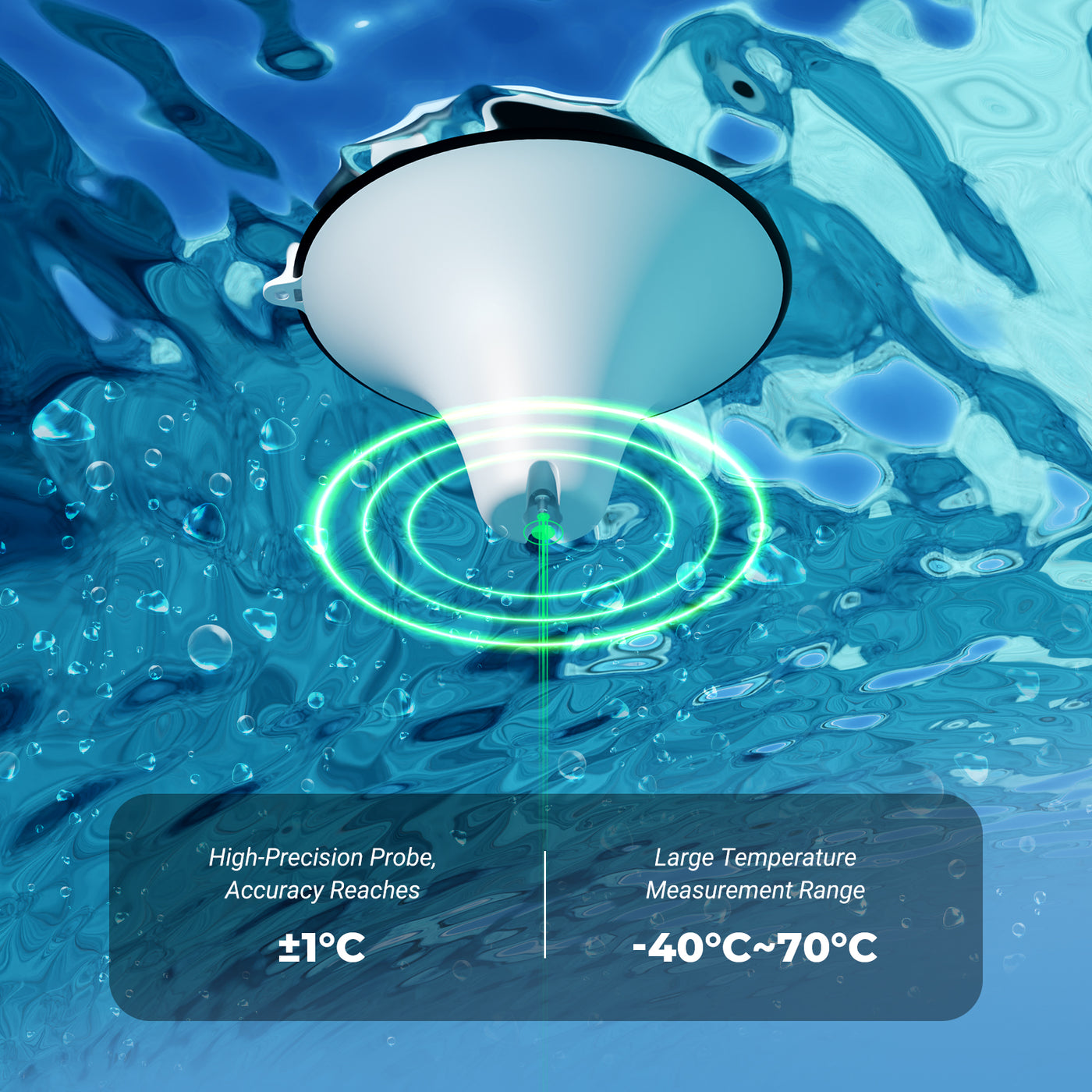 INKBIRD IBS-P05R Solar Powered Wireless Pool Thermometer with Ambient ...