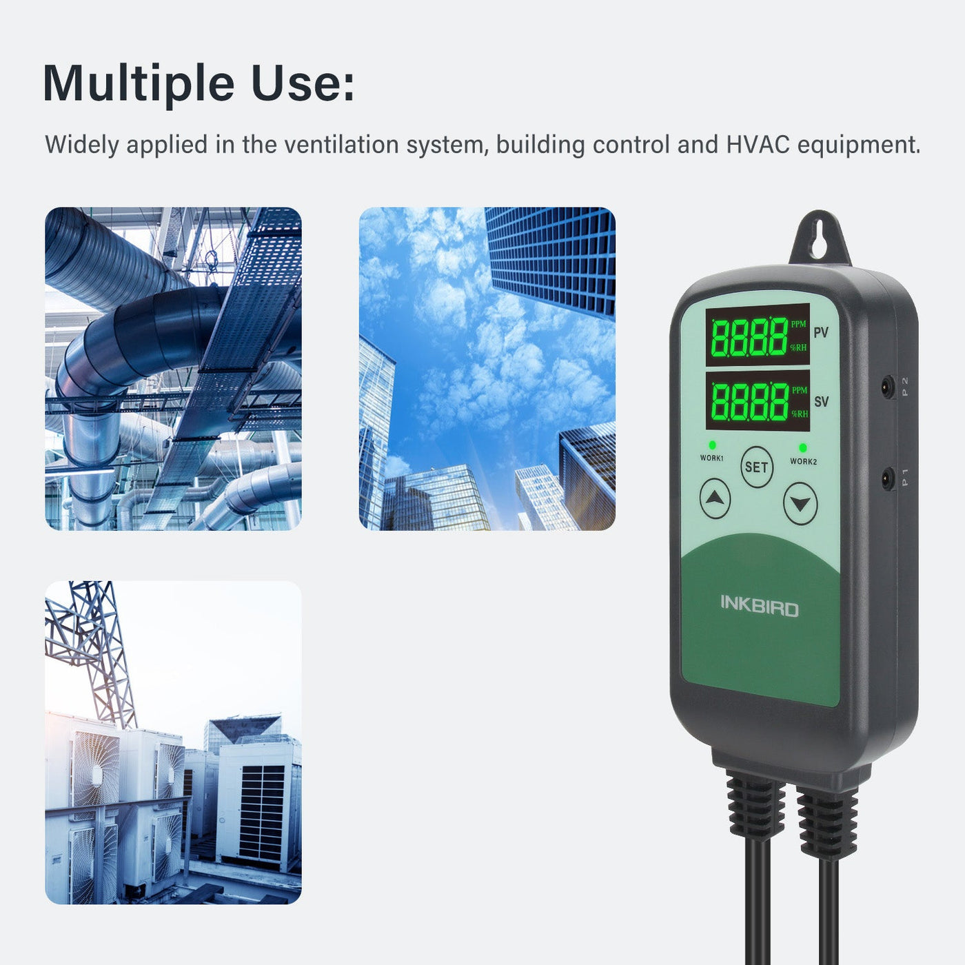 Inkbird Programmable CO2 Controller ICC-500T with CO2 S01 Sensor — INKBIRD NZ