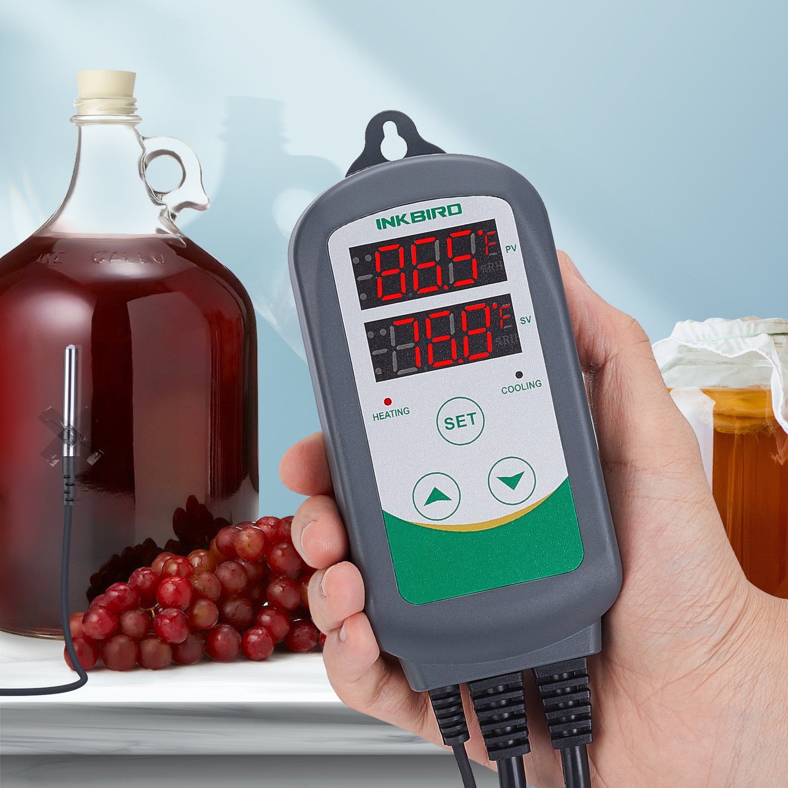 INKBIRD ITC-308 Digital Temperature Controller Smart Thermostat Dual ...